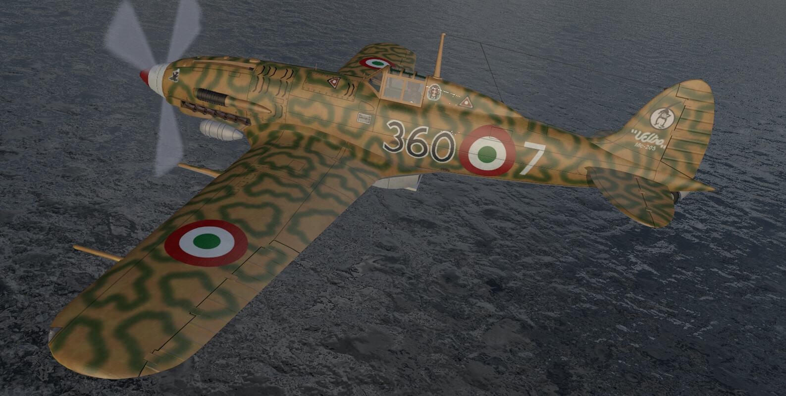 Macchi Mc-205 Veltro 3D Model by ChipBassChaos