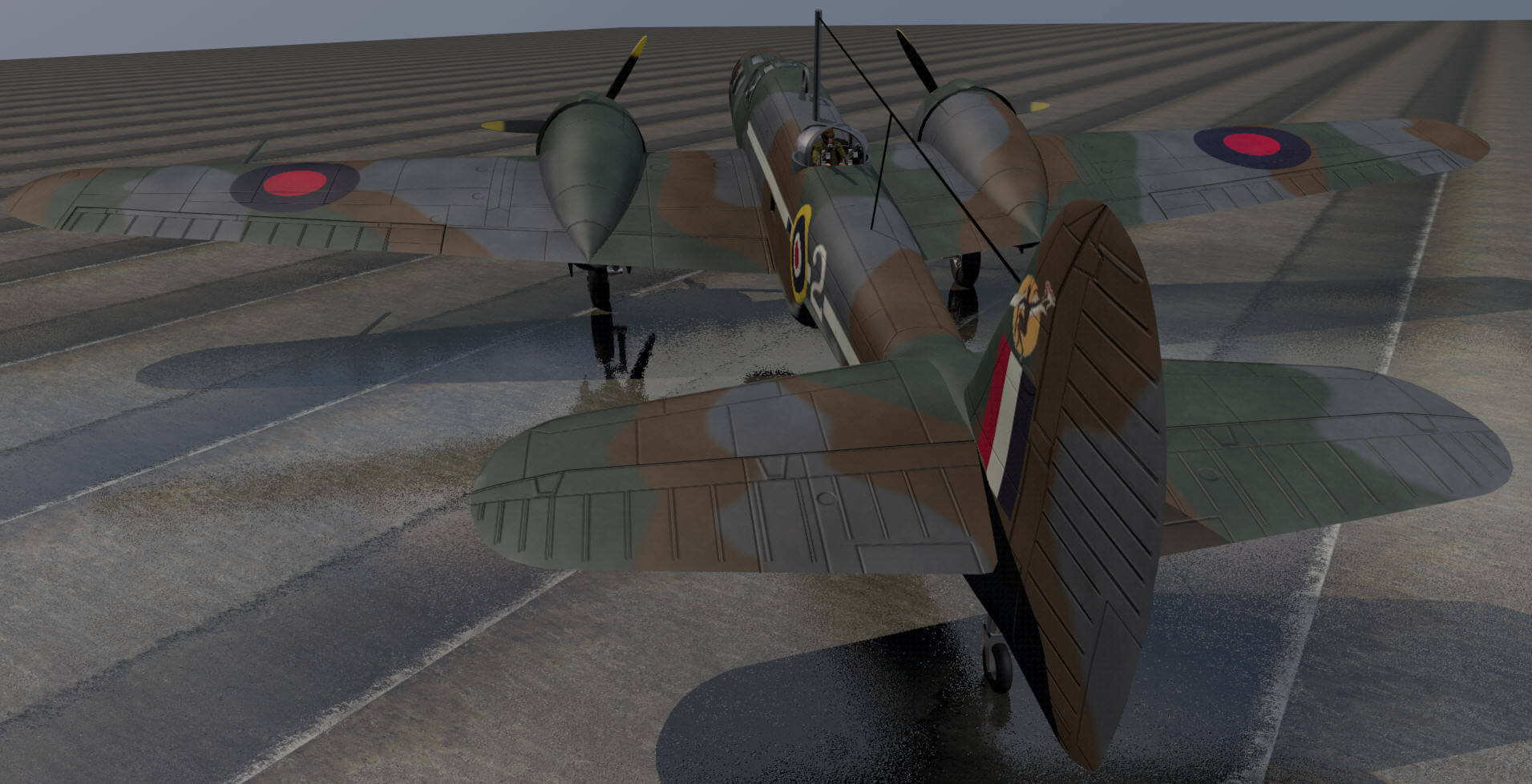 Martin 167 Maryland Mk-1 (RAF) 3D Model by ChipBassChaos