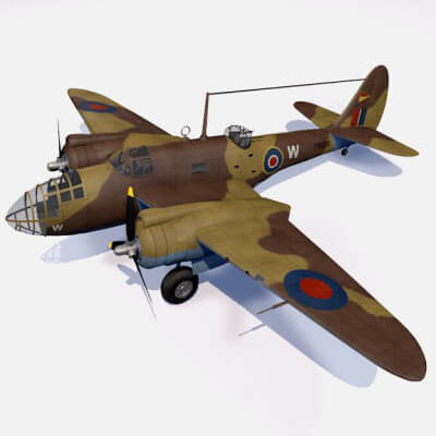 Martin 187 Baltimore Mk-3 3D Model by ChipBassChaos