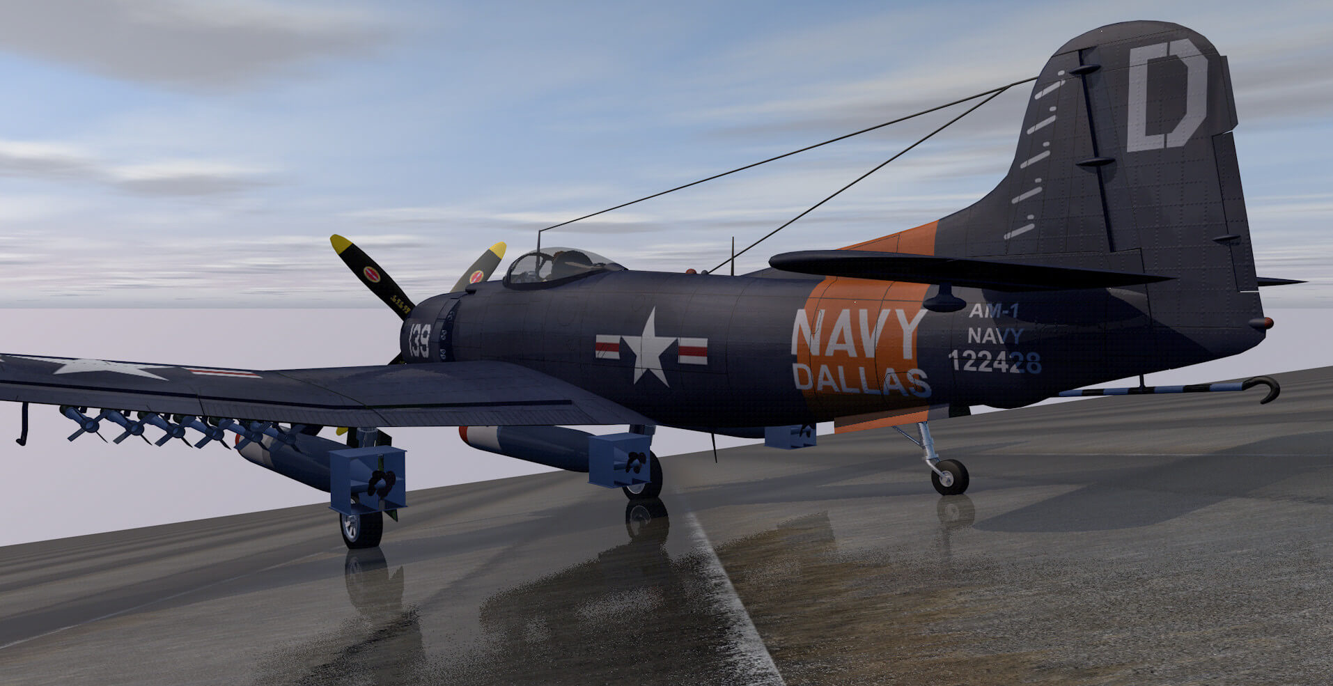 Martin AM-1 Mauler 3D Model by ChipBassChaos