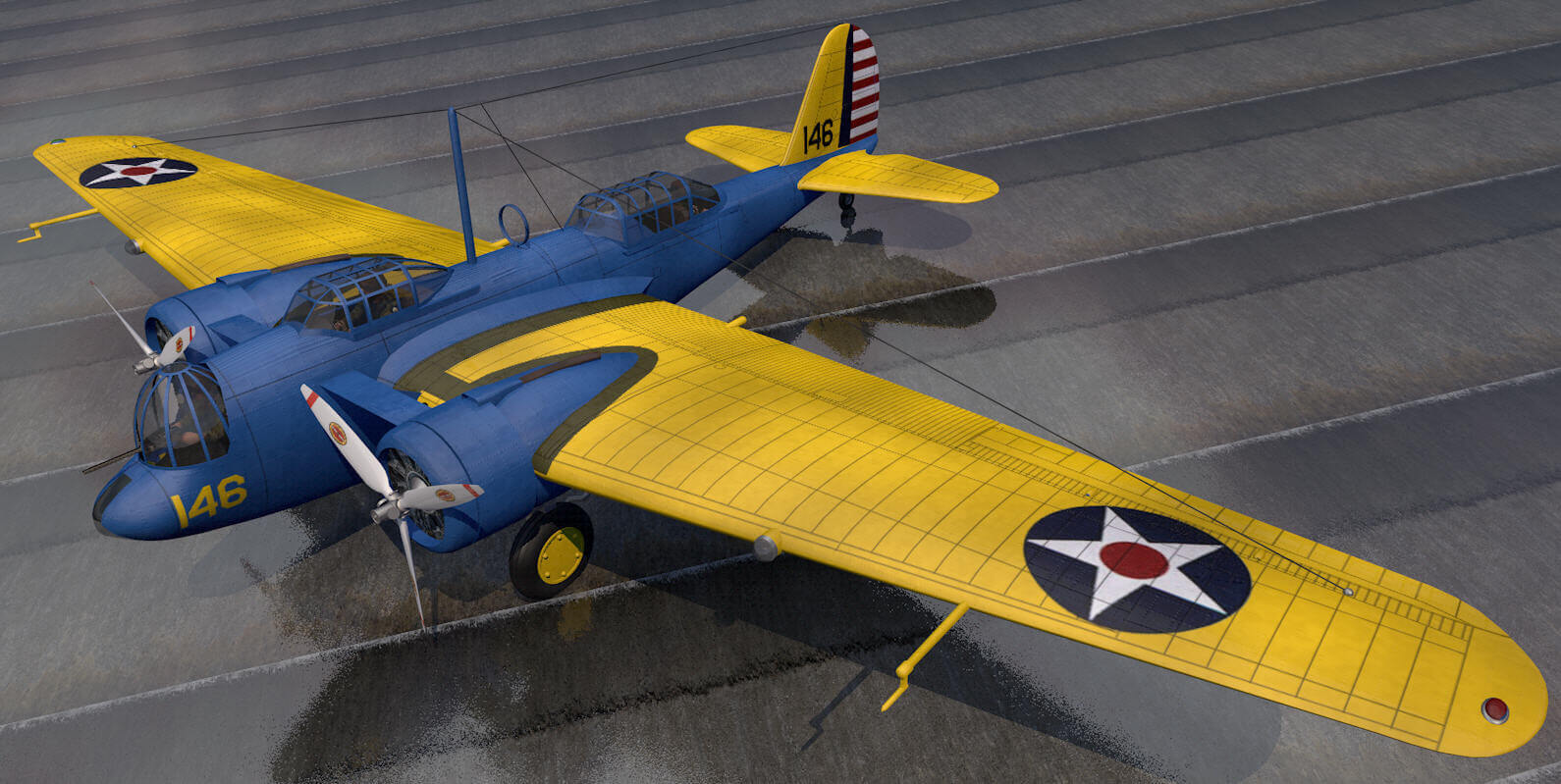 Martin B-10B 3D Model by ChipBassChaos