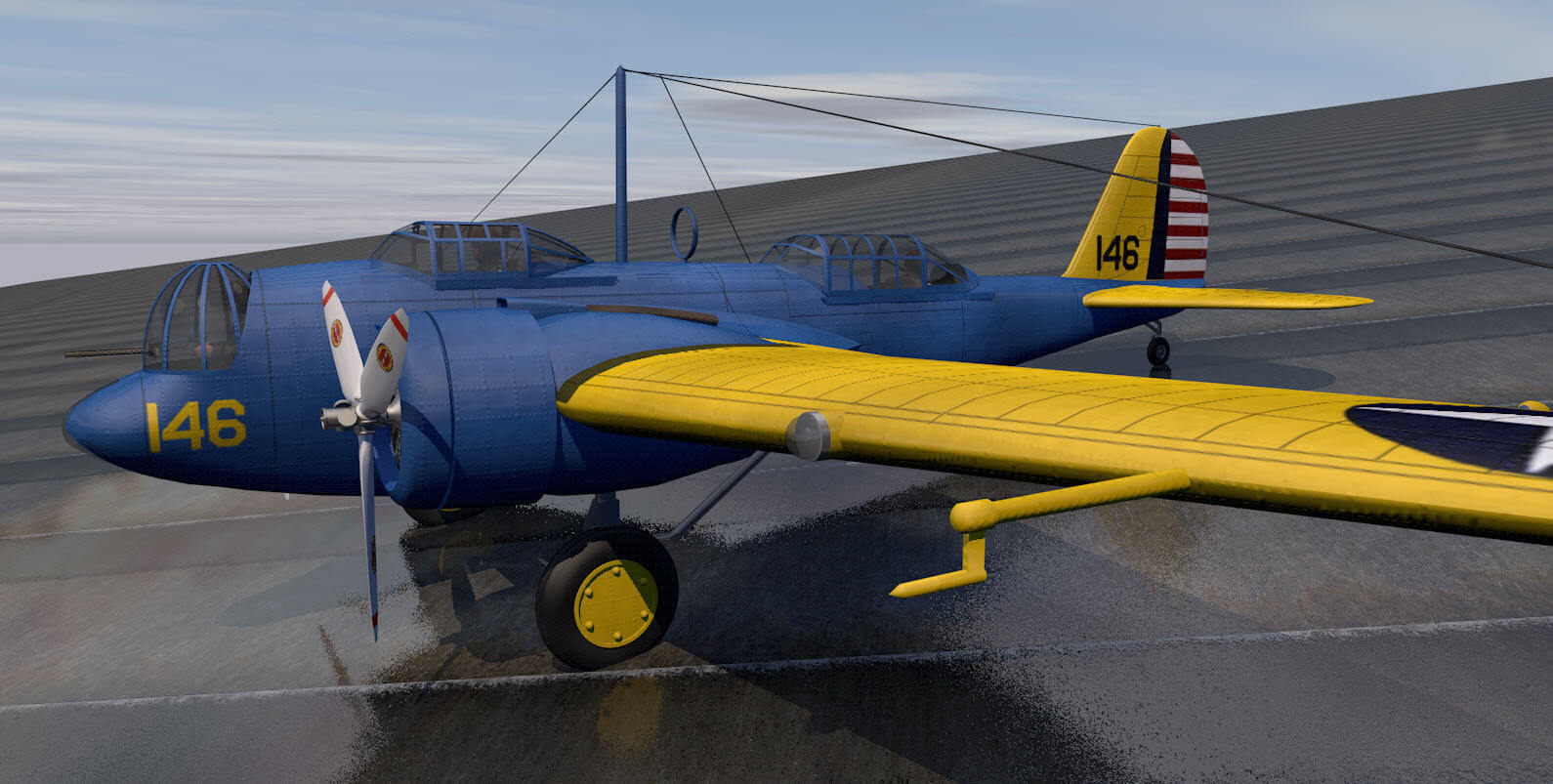 Martin B-10B 3D Model by ChipBassChaos