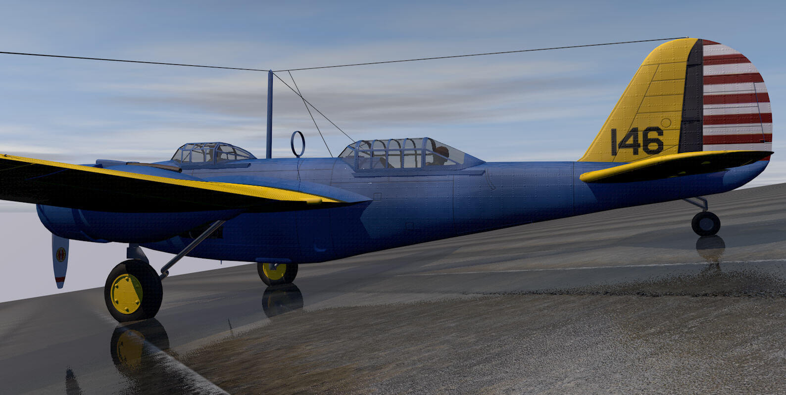 Martin B-10B 3D Model by ChipBassChaos