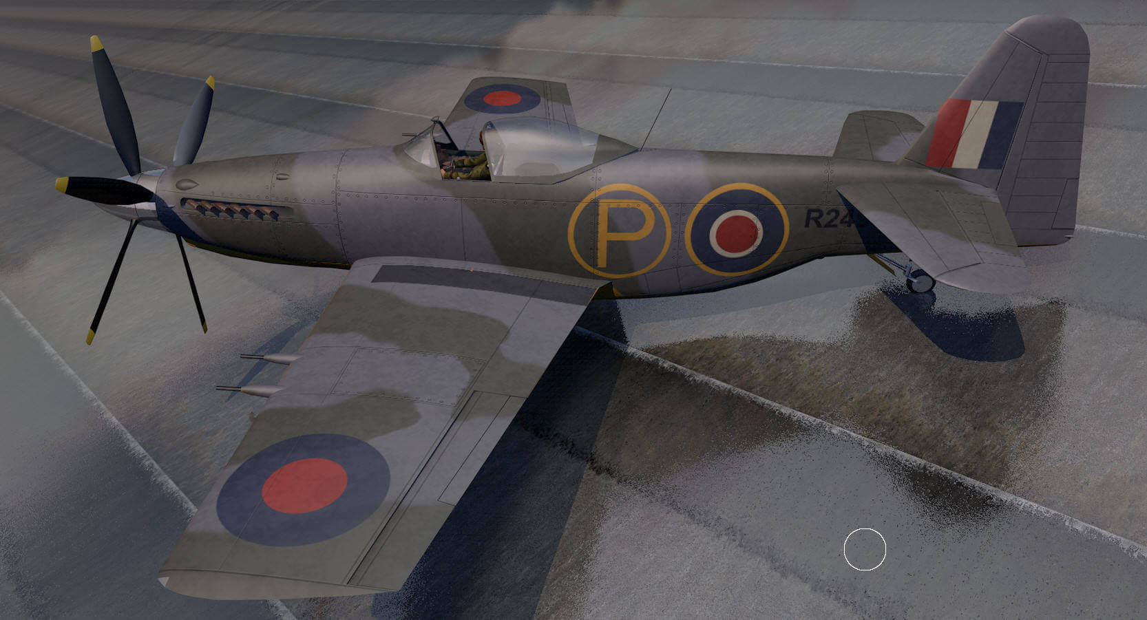 Martin-Baker MB5 3D Model by ChipBassChaos