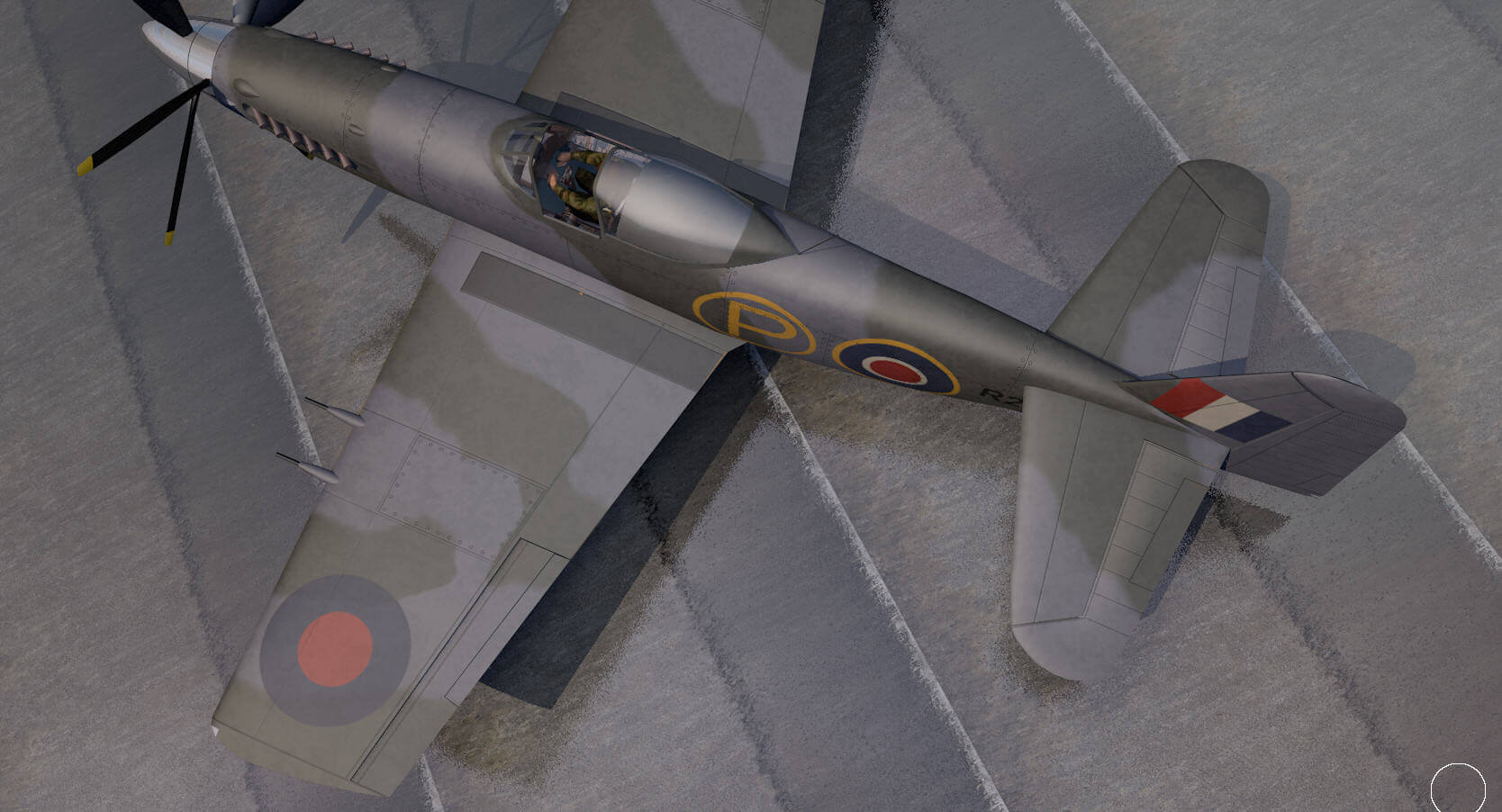 Martin-Baker MB5 3D Model by ChipBassChaos