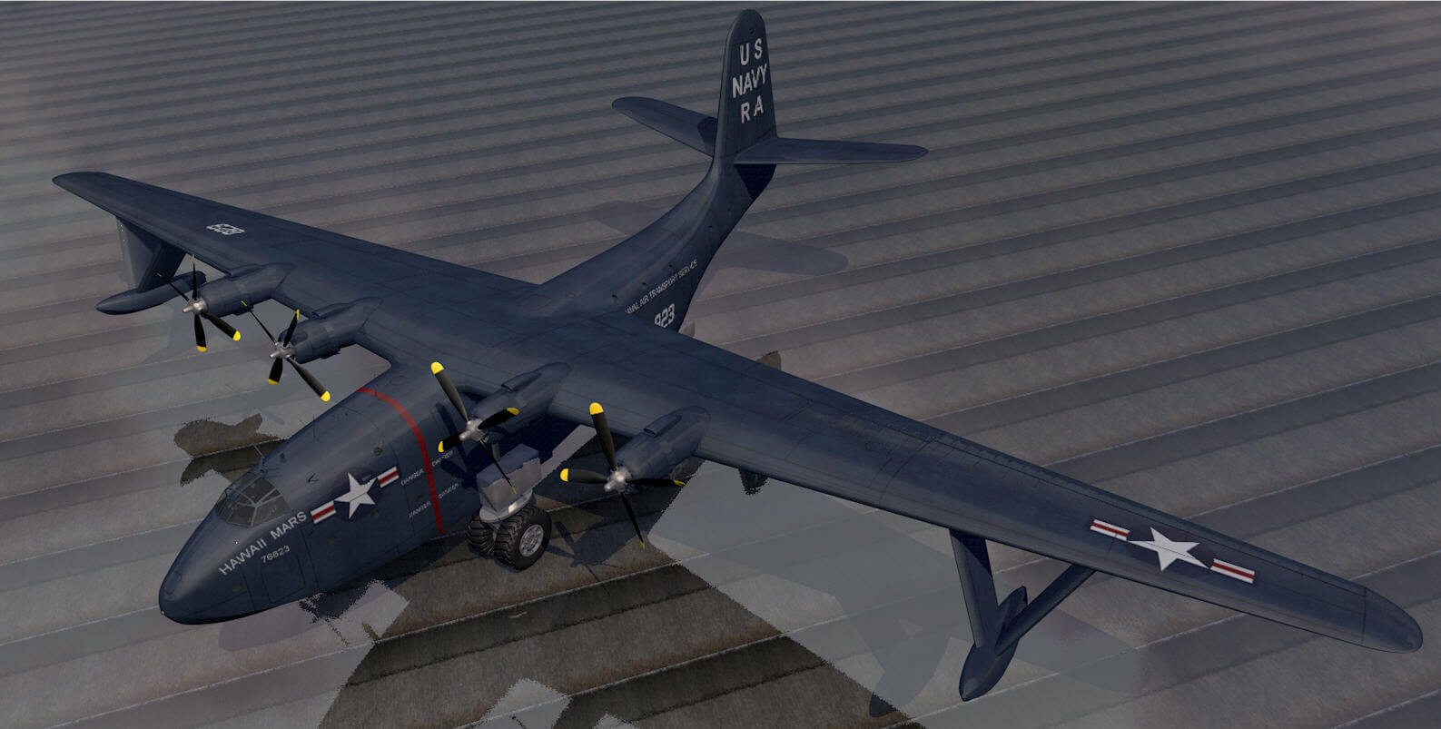 Martin JRM-1 Mars 3D Model by ChipBassChaos