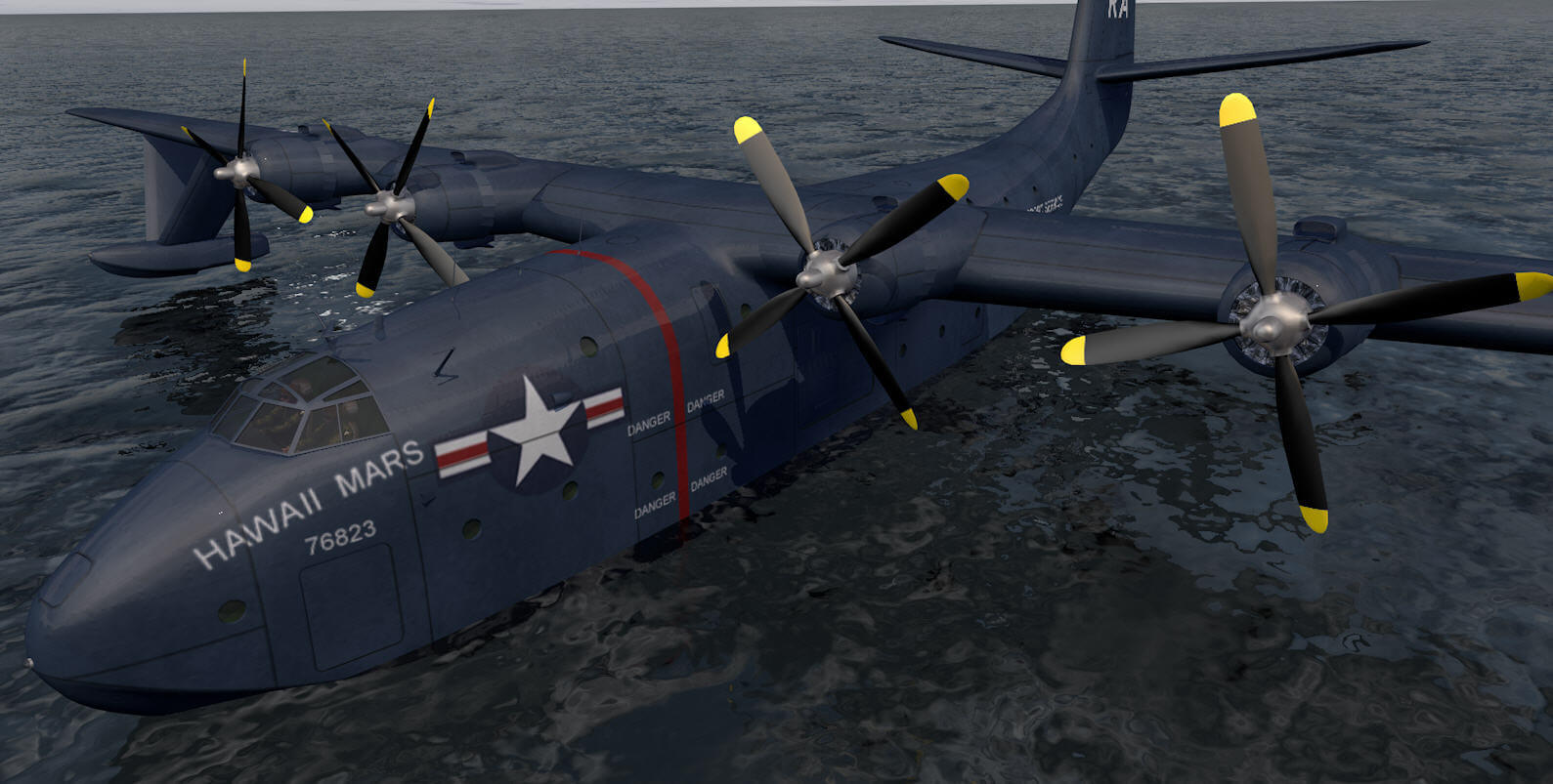 Martin JRM-1 Mars 3D Model by ChipBassChaos