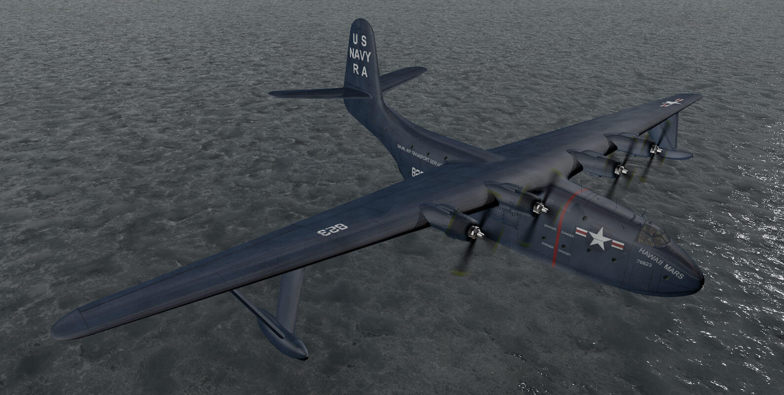 Martin JRM-1 Mars 3D Model by ChipBassChaos