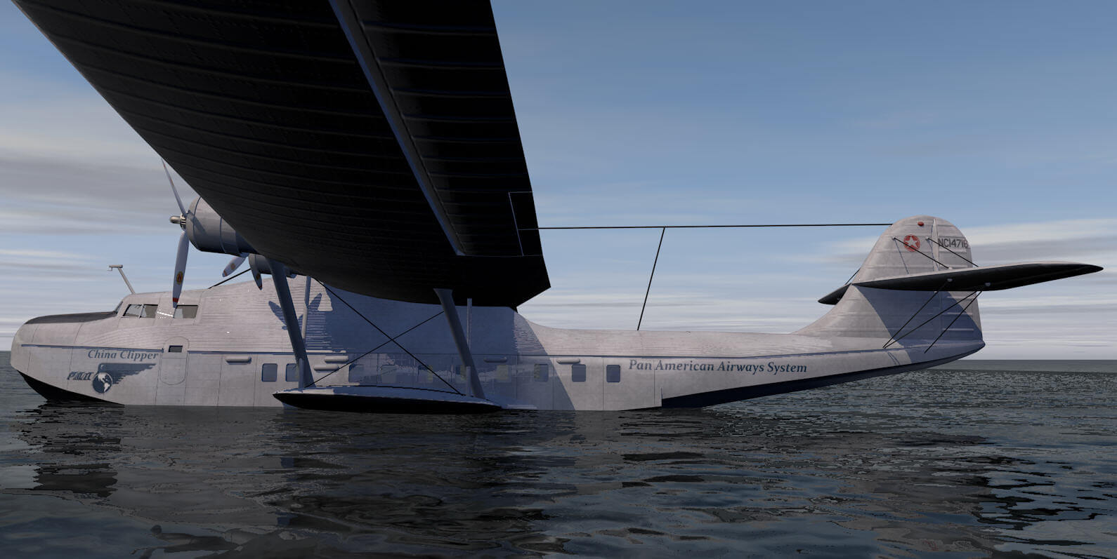 Martin M-130 China Clipper 3D Model by ChipBassChaos