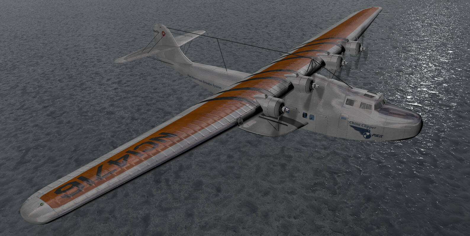 Martin M-130 China Clipper 3D Model by ChipBassChaos