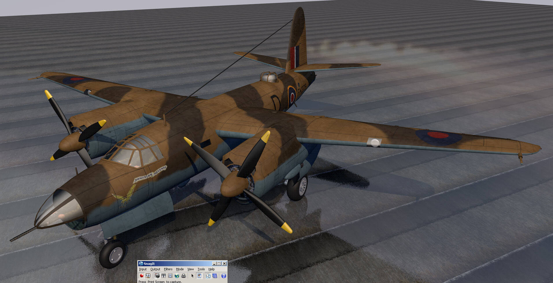 Martin Marauder Mk-1A (RAF) 3D Model by ChipBassChaos