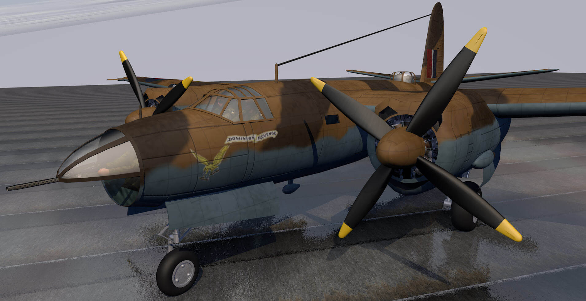 Martin Marauder Mk-1A (RAF) 3D Model by ChipBassChaos