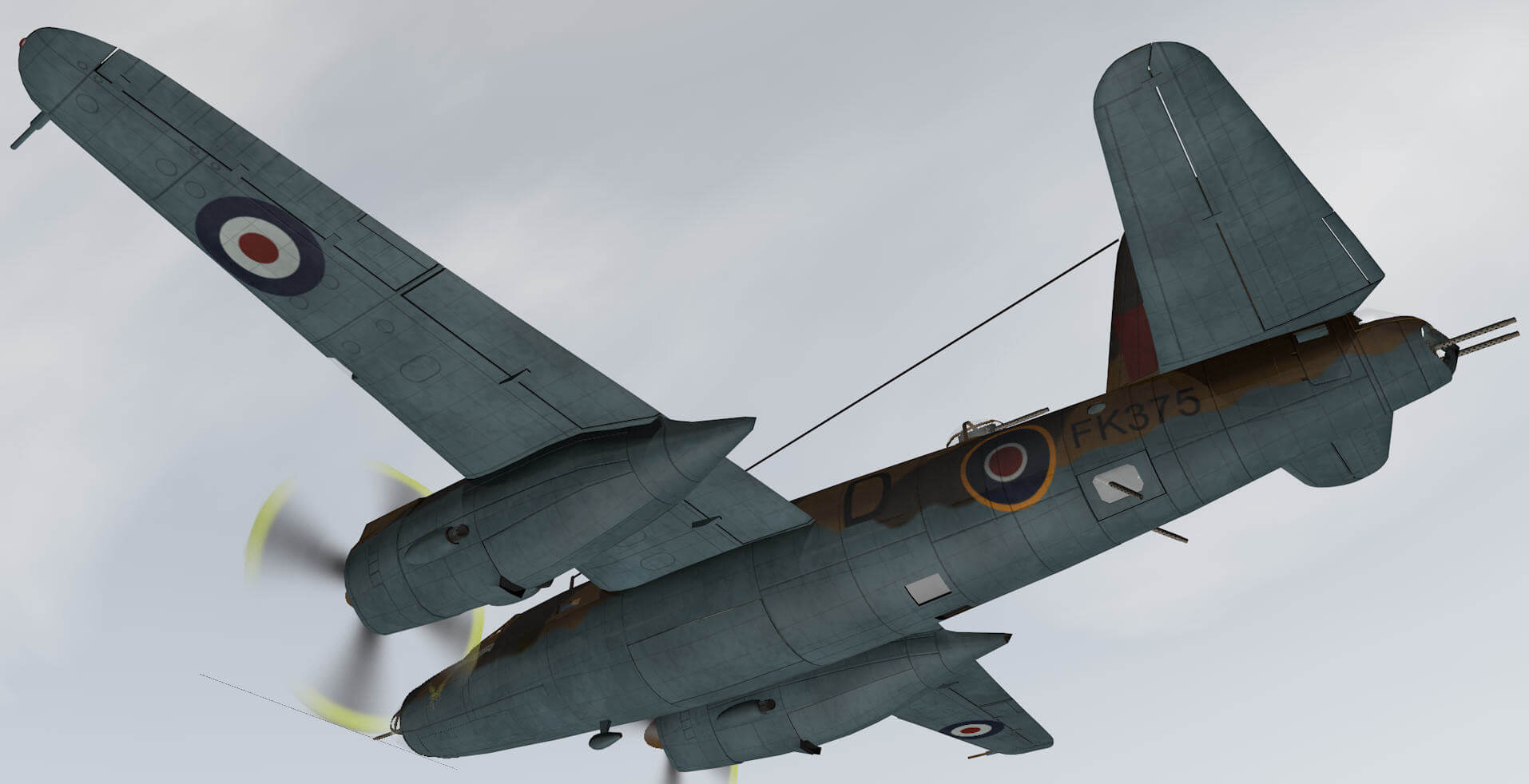 Martin Marauder Mk-1A (RAF) 3D Model by ChipBassChaos