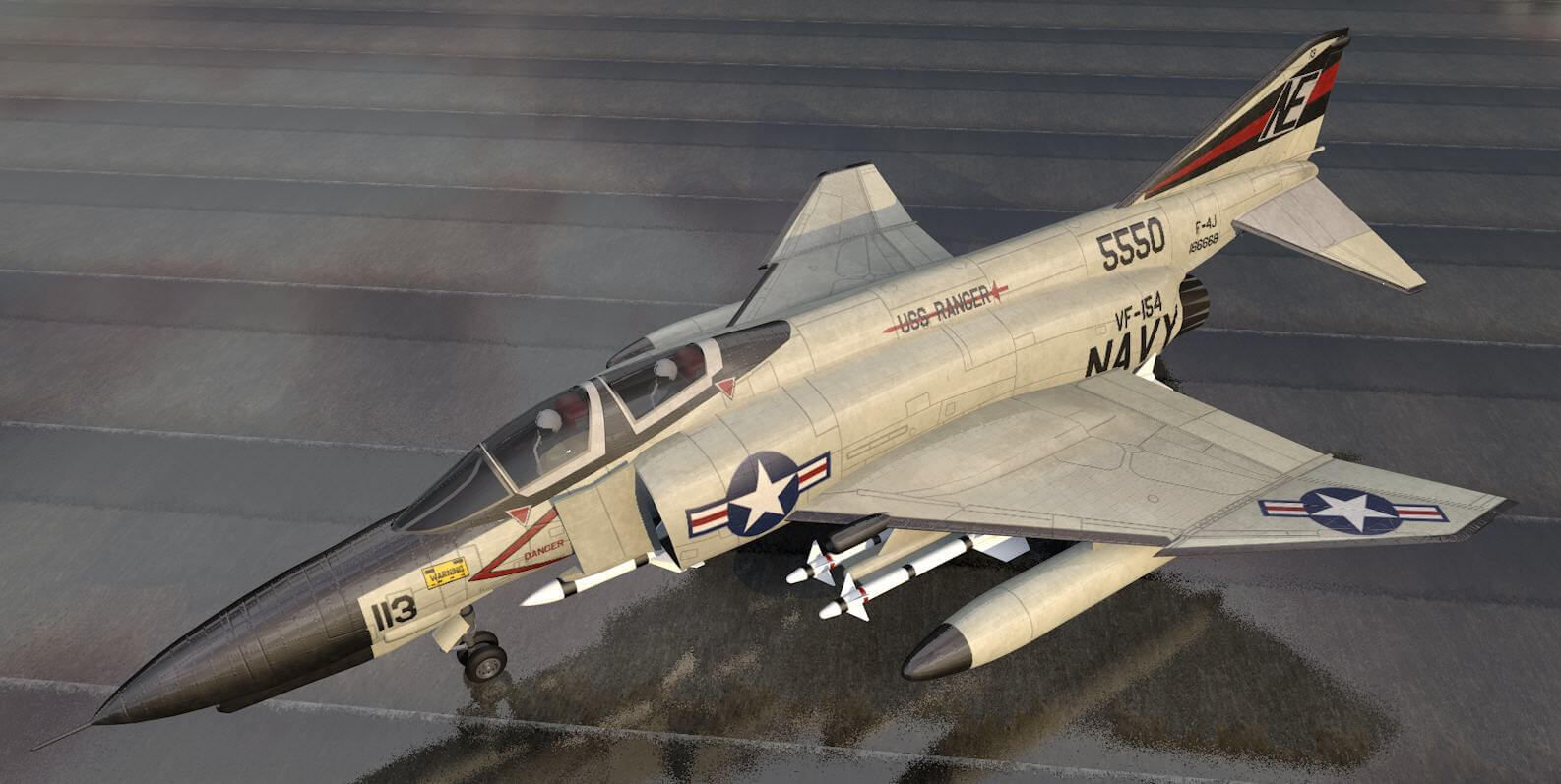 McDonnell Douglas F-4E Phantom 3D Model by ChipBassChaos