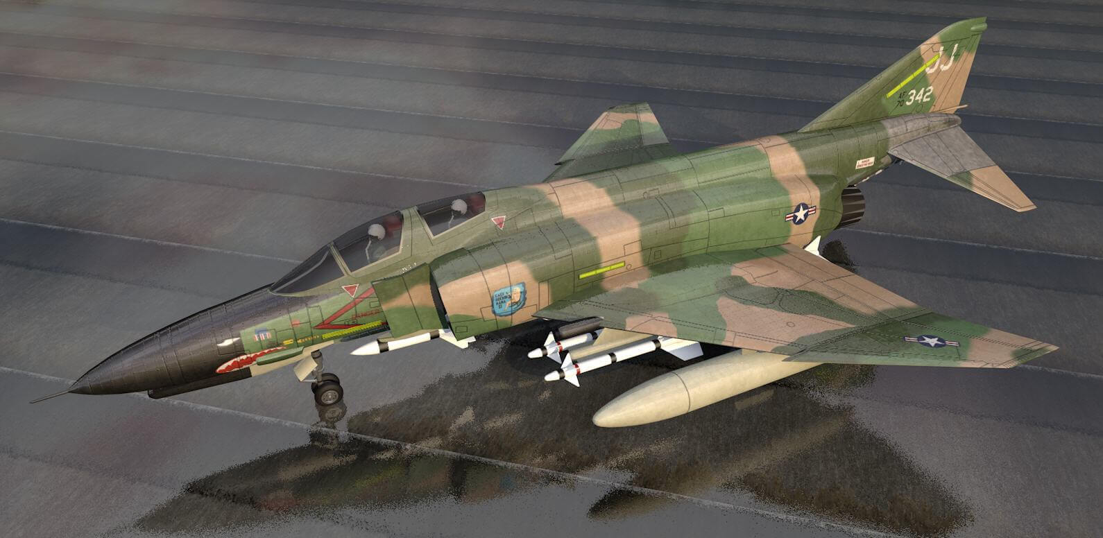 McDonnell Douglas F-4E Phantom 3D Model by ChipBassChaos