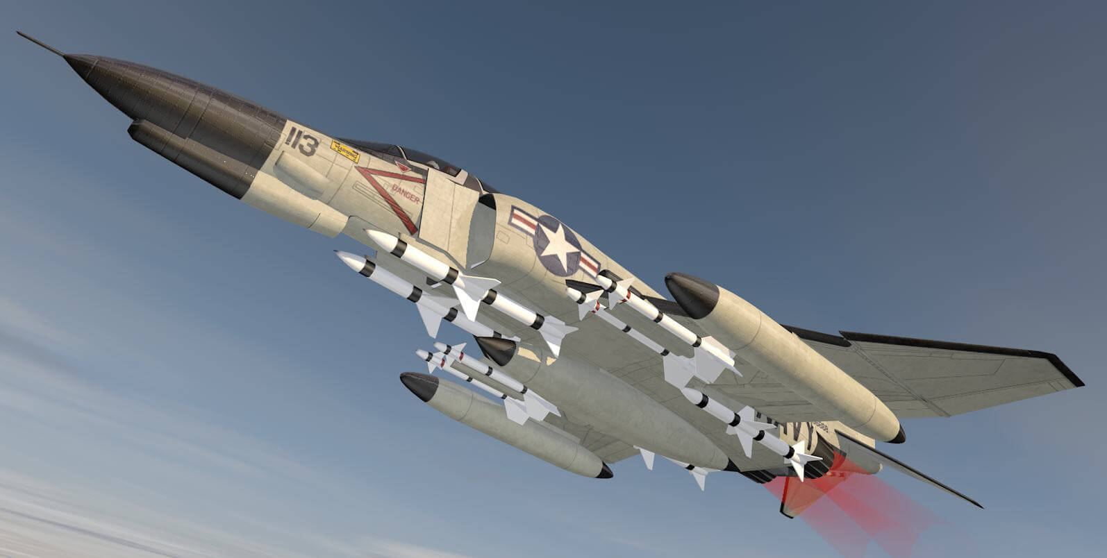 McDonnell Douglas F-4E Phantom 3D Model by ChipBassChaos