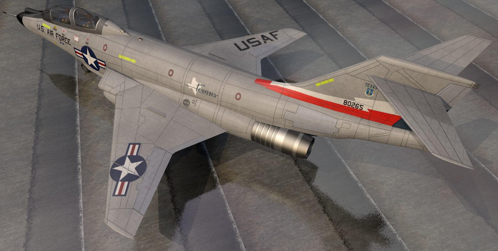 McDonnell F-101B Voodoo 3D Model by ChipBassChaos