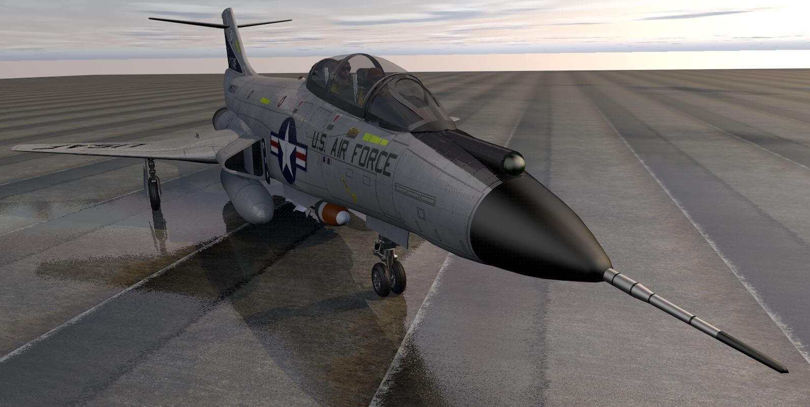 McDonnell F-101B Voodoo 3D Model by ChipBassChaos