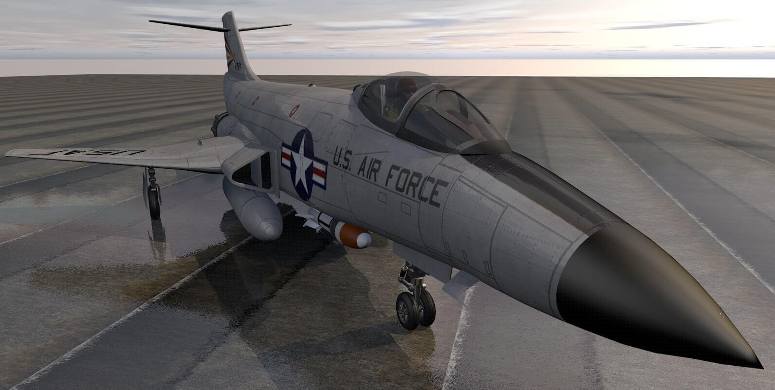 McDonnell F-101C Voodoo 3D Model by ChipBassChaos