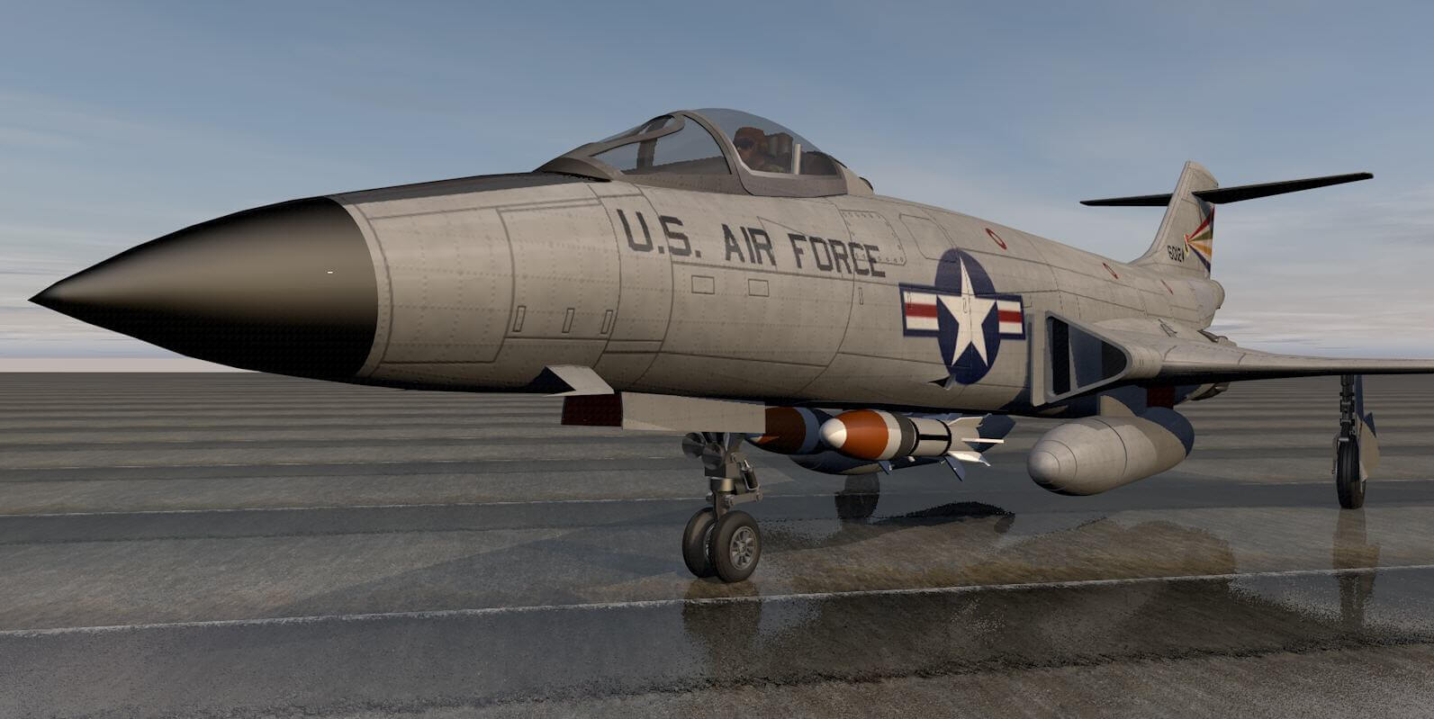 McDonnell F-101C Voodoo 3D Model by ChipBassChaos