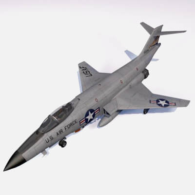 McDonnell F-101C Voodoo 3D Model by ChipBassChaos