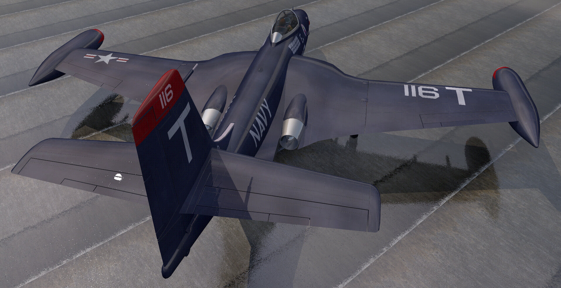 McDonnell F2H-2 Banshee 3D Model by ChipBassChaos