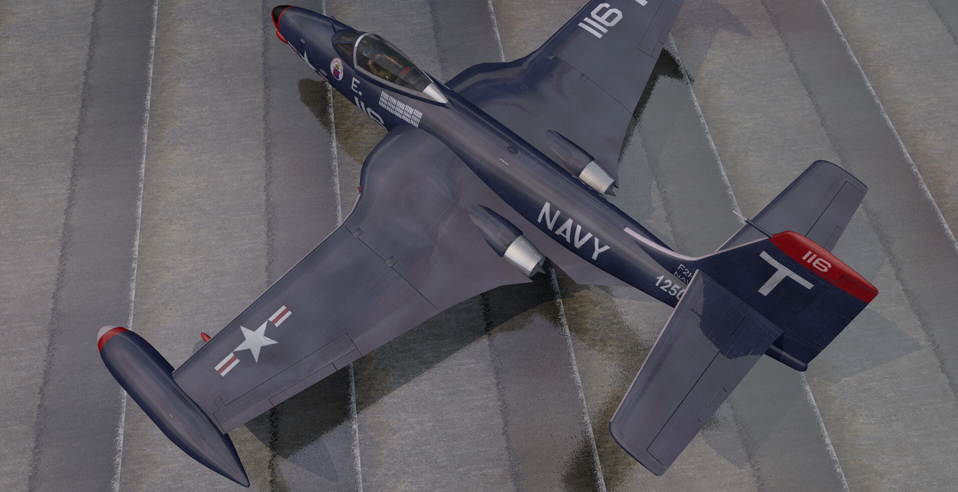 McDonnell F2H-2 Banshee 3D Model by ChipBassChaos