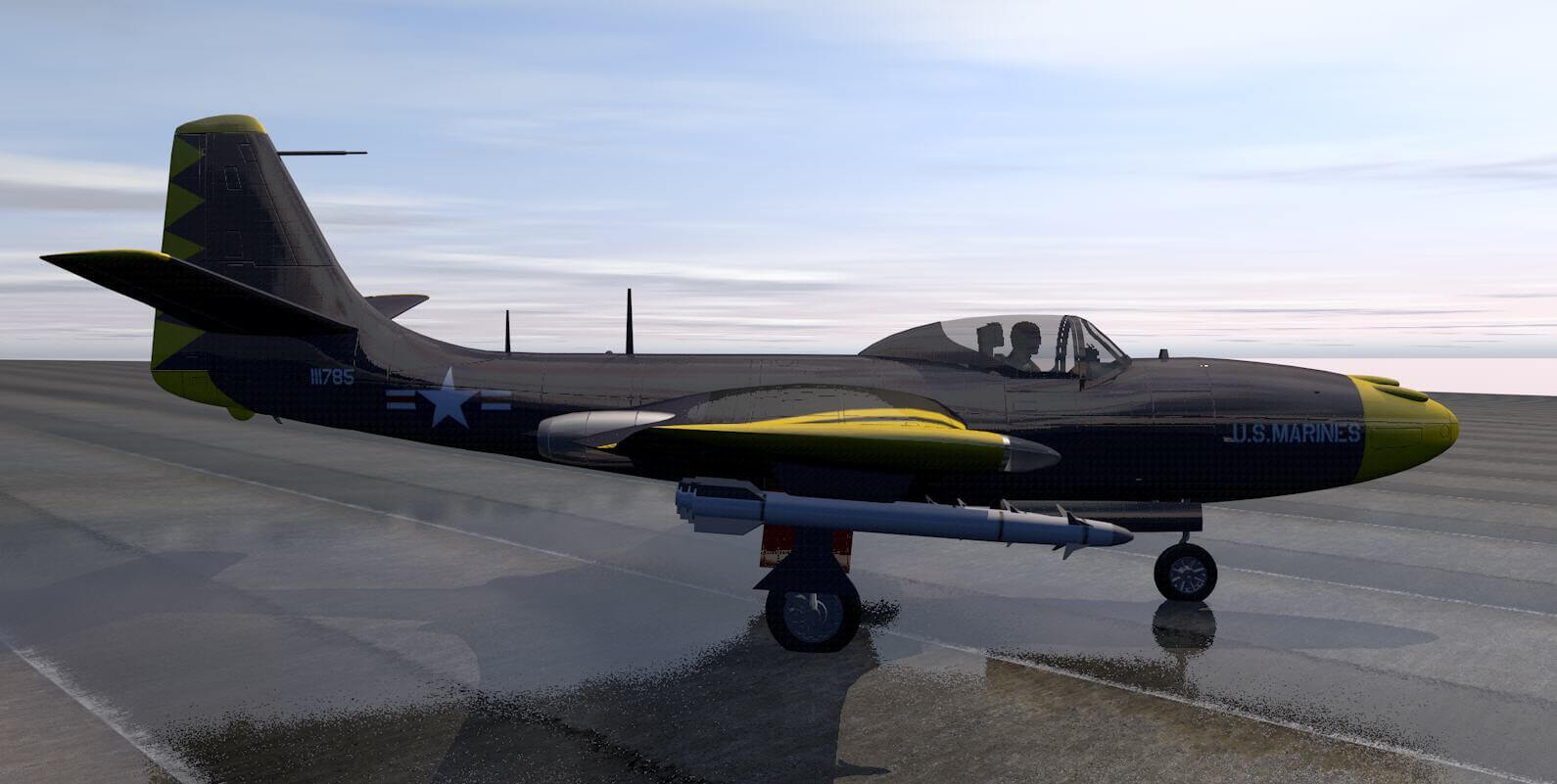 McDonnell FH-1 Phantom 3D Model by ChipBassChaos