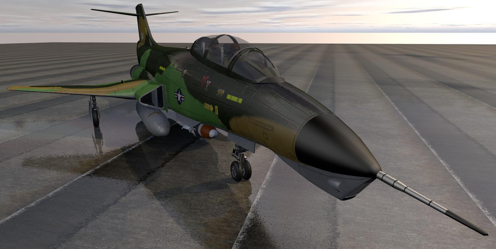 McDonnell RF-101B Voodoo 3D Model by ChipBassChaos