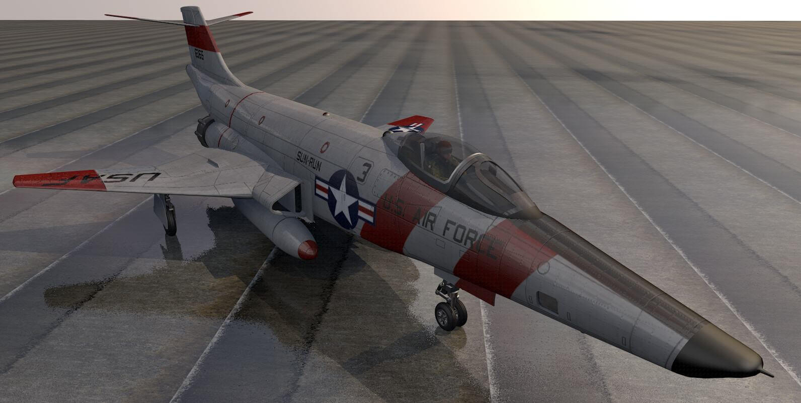 McDonnell RF-101C Voodoo 3D Model by ChipBassChaos