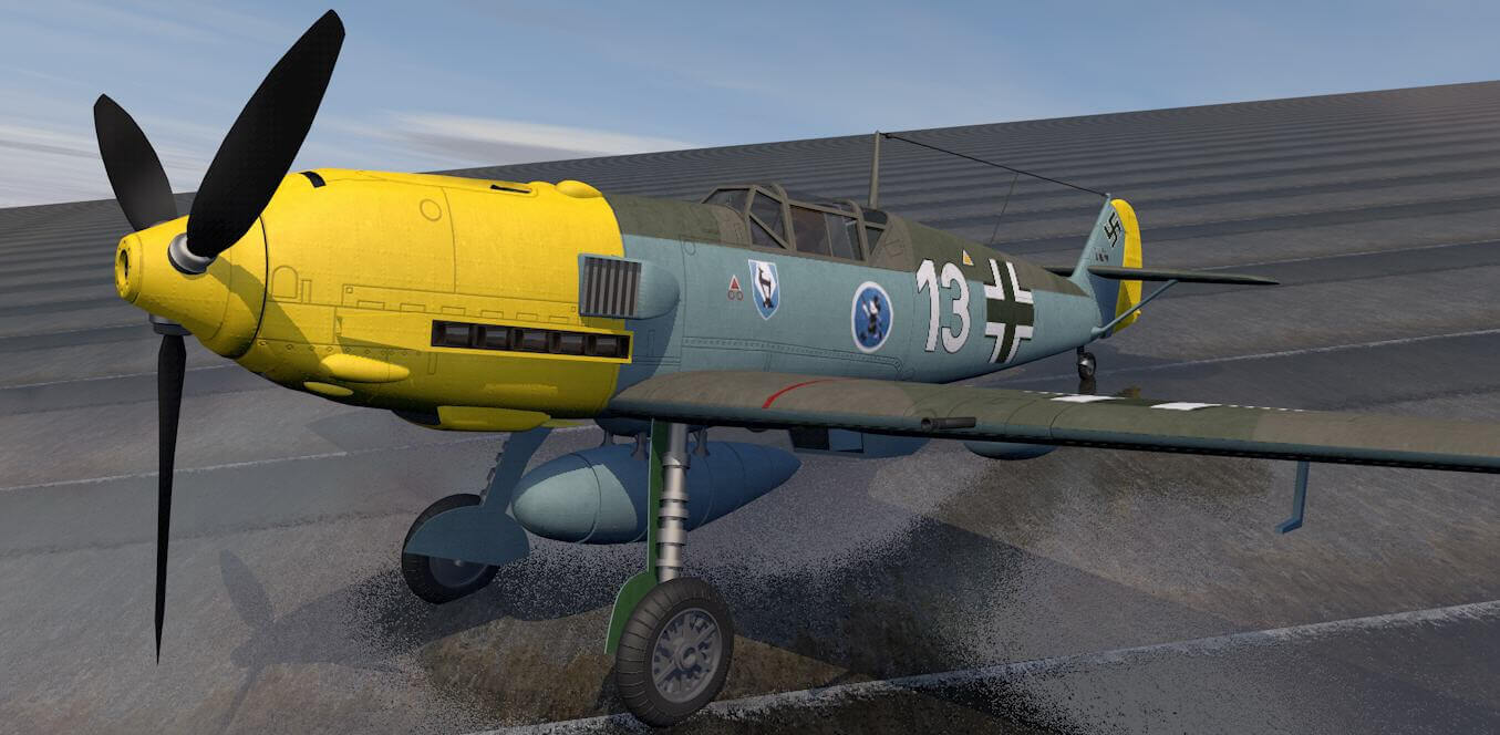 Messerschmitt Bf-109 E-3 Emil 3D Model by ChipBassChaos