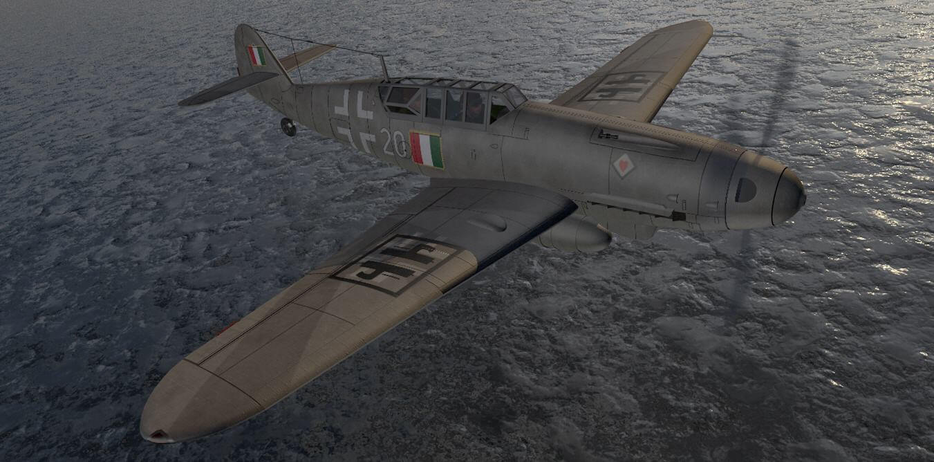 Messerschmitt Bf-109 G-12 3D Model by ChipBassChaos