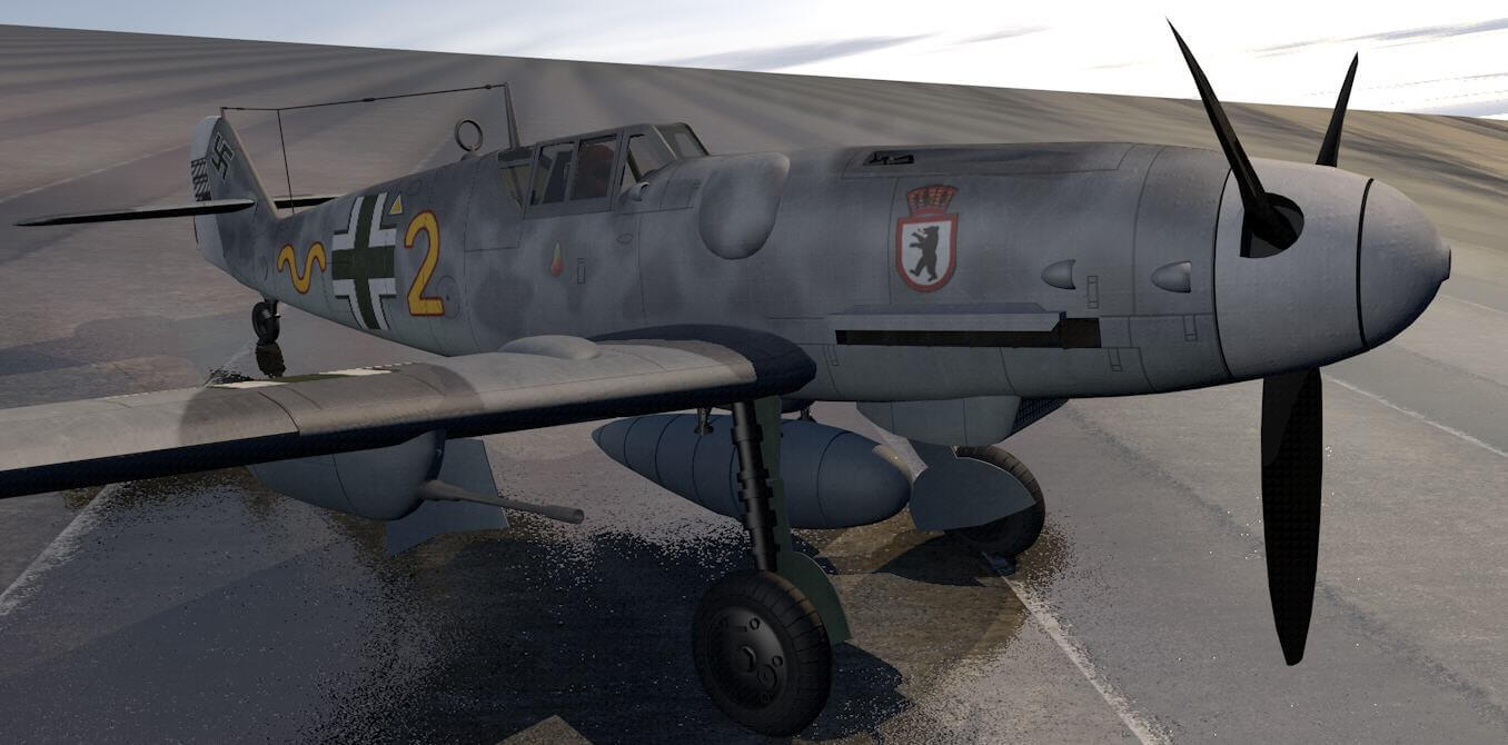 Messerschmitt Bf-109 G-6 Gustav 3D by ChipBassChaos