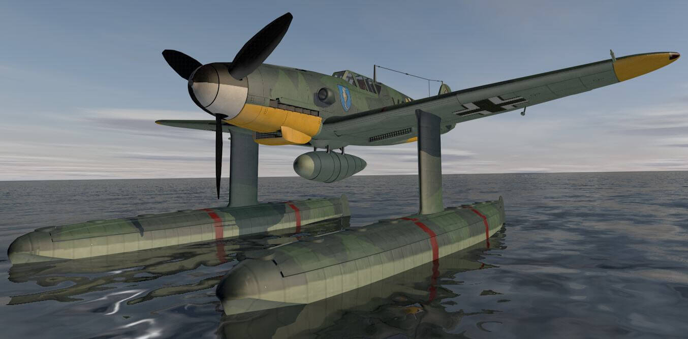 Messerschmitt Bf-109 W-1 3D Model by ChipBassChaos