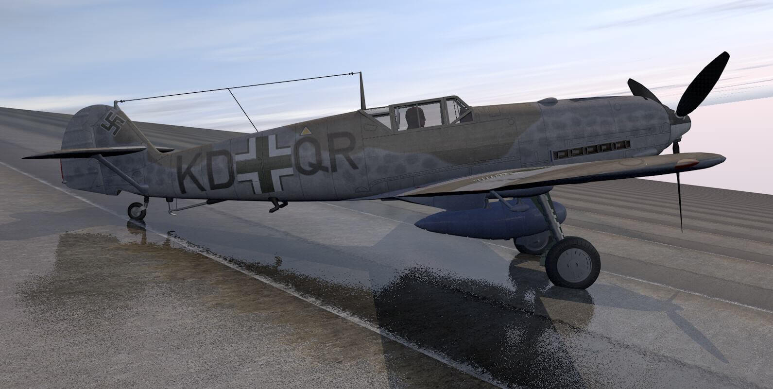 Messerschmitt Bf-109T-1 Toni 3D Model by ChipBassChaos