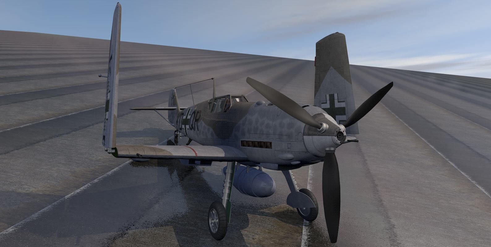 Messerschmitt Bf-109T-1 Toni 3D Model by ChipBassChaos