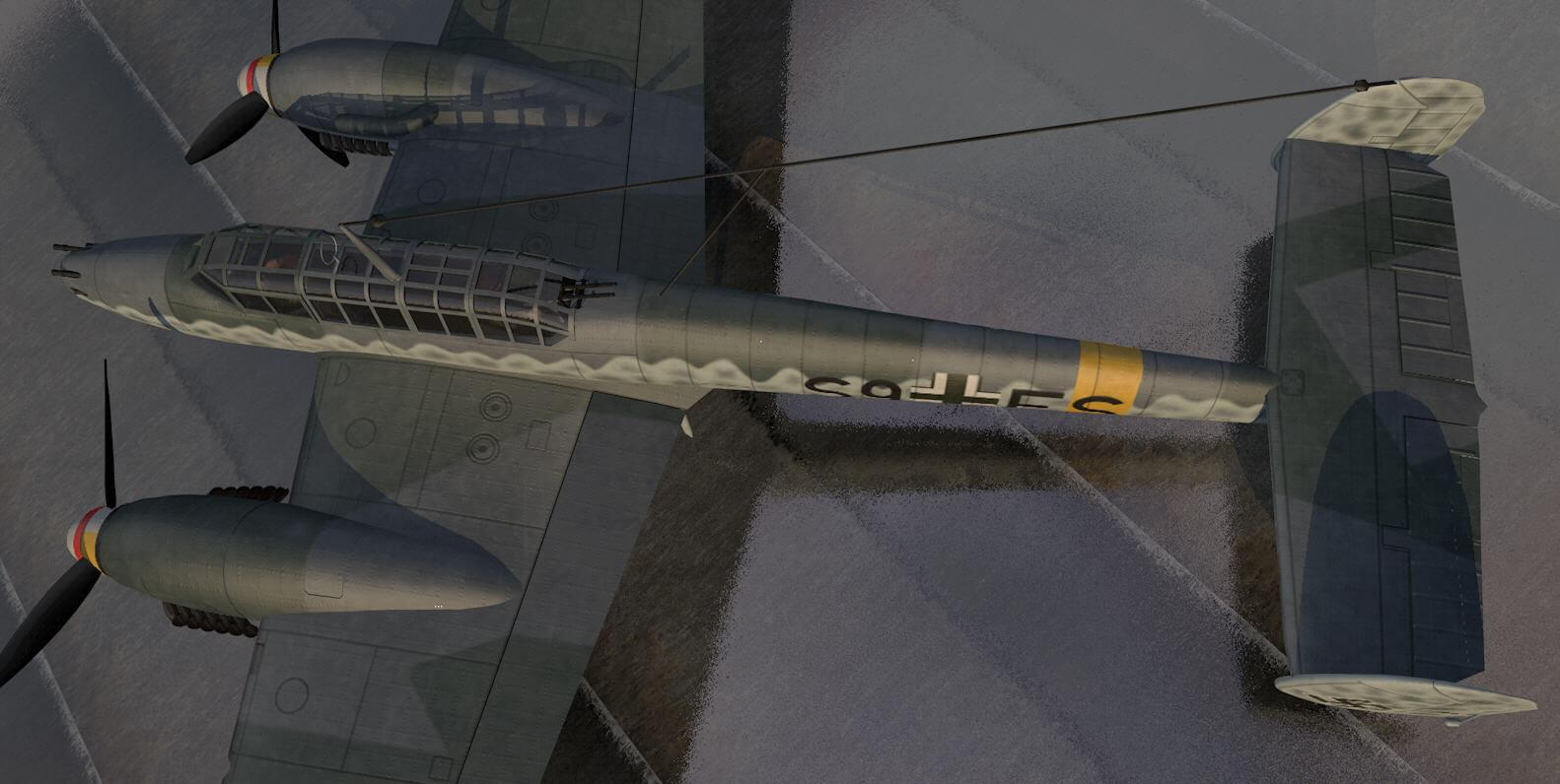 Messerschmitt Bf-110 G-2 R-4 Zerstorer 3D Model by ChipBassChaos