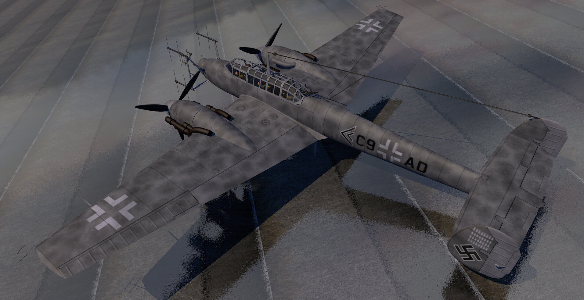 Messerschmitt Bf-110 G-4 Nachtjager 3D Model by ChipBassChaos