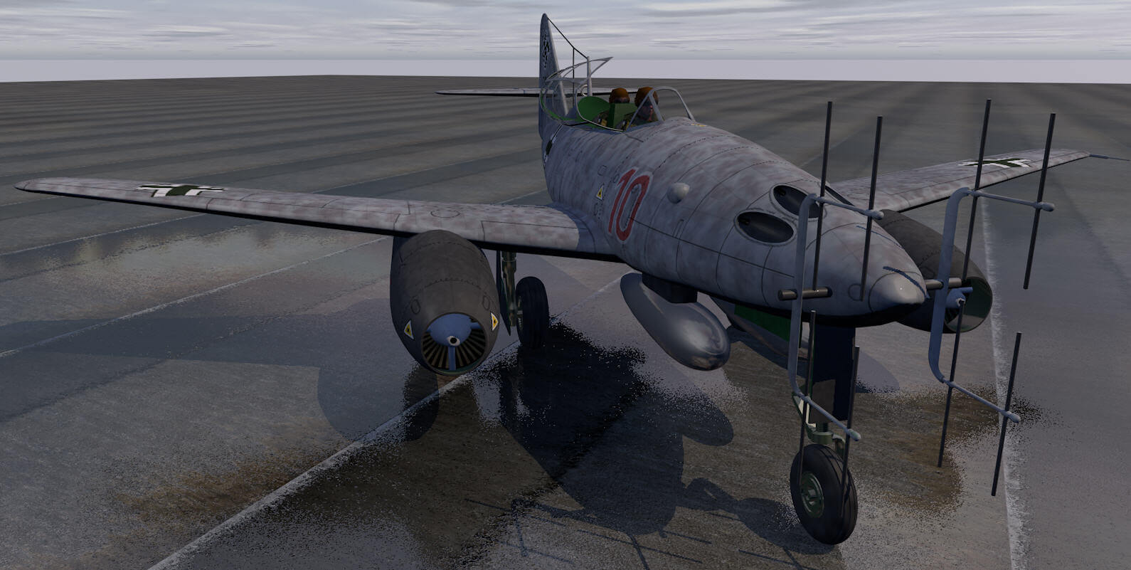 Messerschmitt Me-262B-1a Nachtjager 3D Model by ChipBassChaos