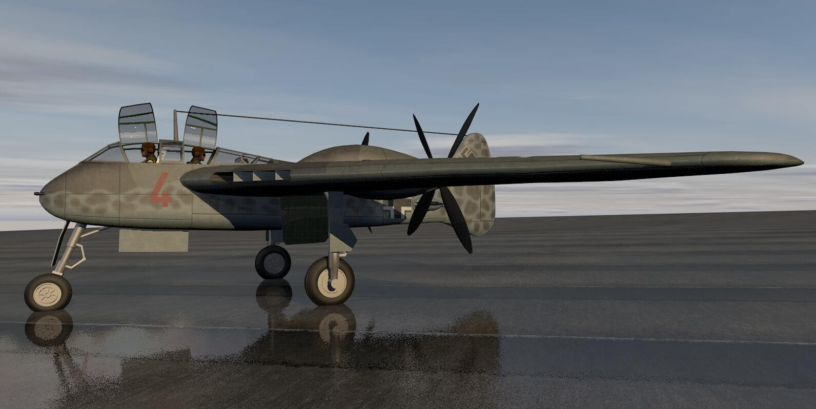 Messerschmitt ME-265 3D Model by ChipBassChaos