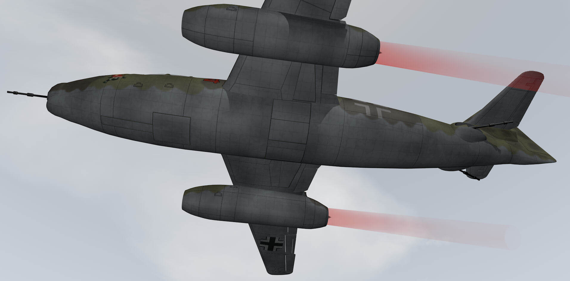 Messerschmitt Me-P1099B 3D Model by ChipBassChaos