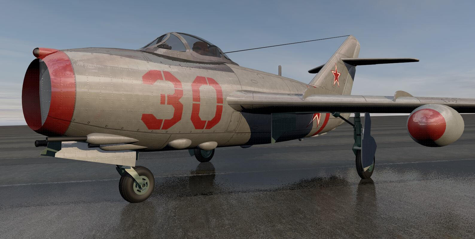 Mikoyan-Gurevich MIG-15 Fagot 3D Model by ChipBassChaos