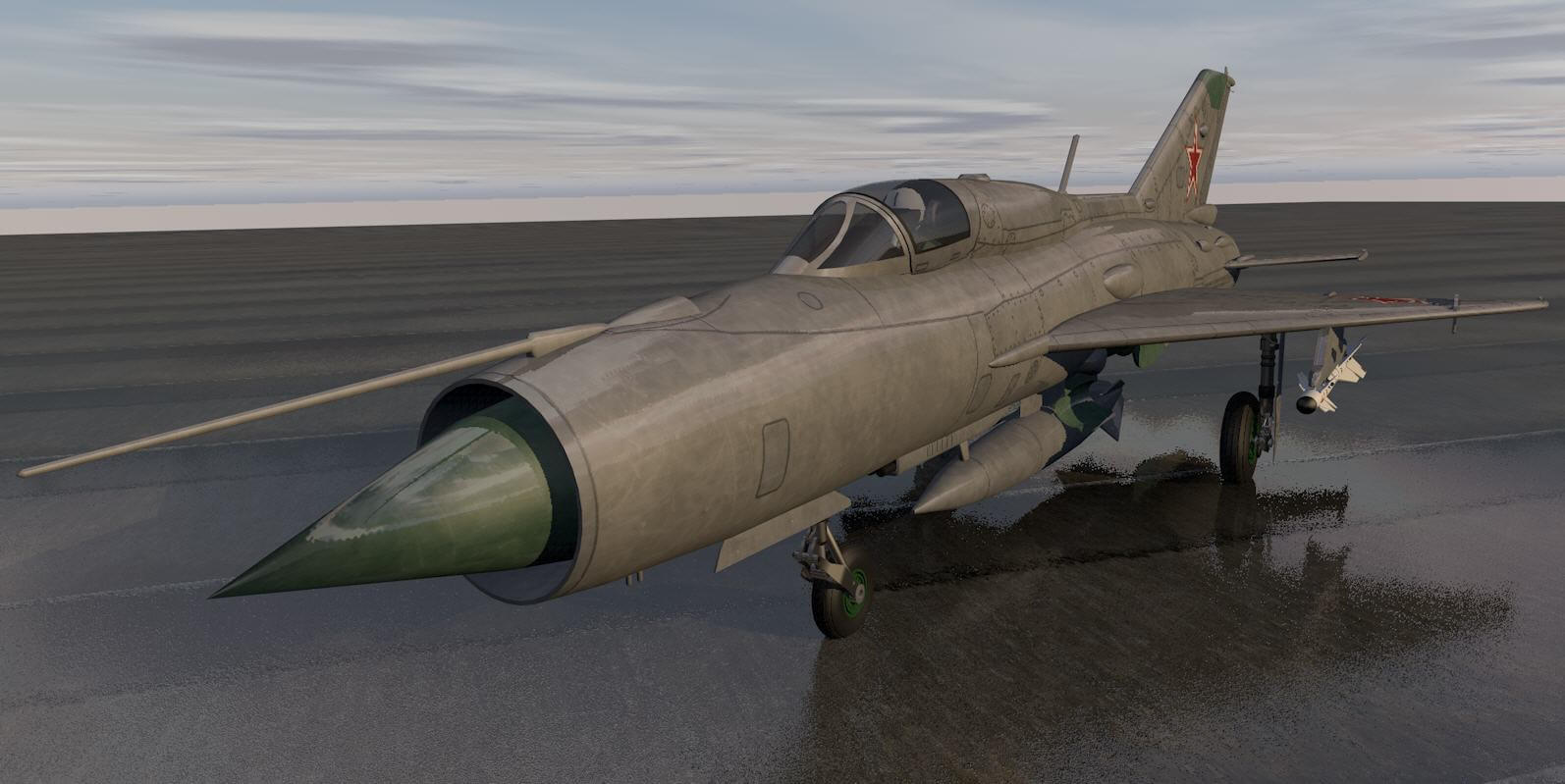 Mikoyan-Gurevich MiG-21 PFM Fishbed 3D Model by ChipBassChaos