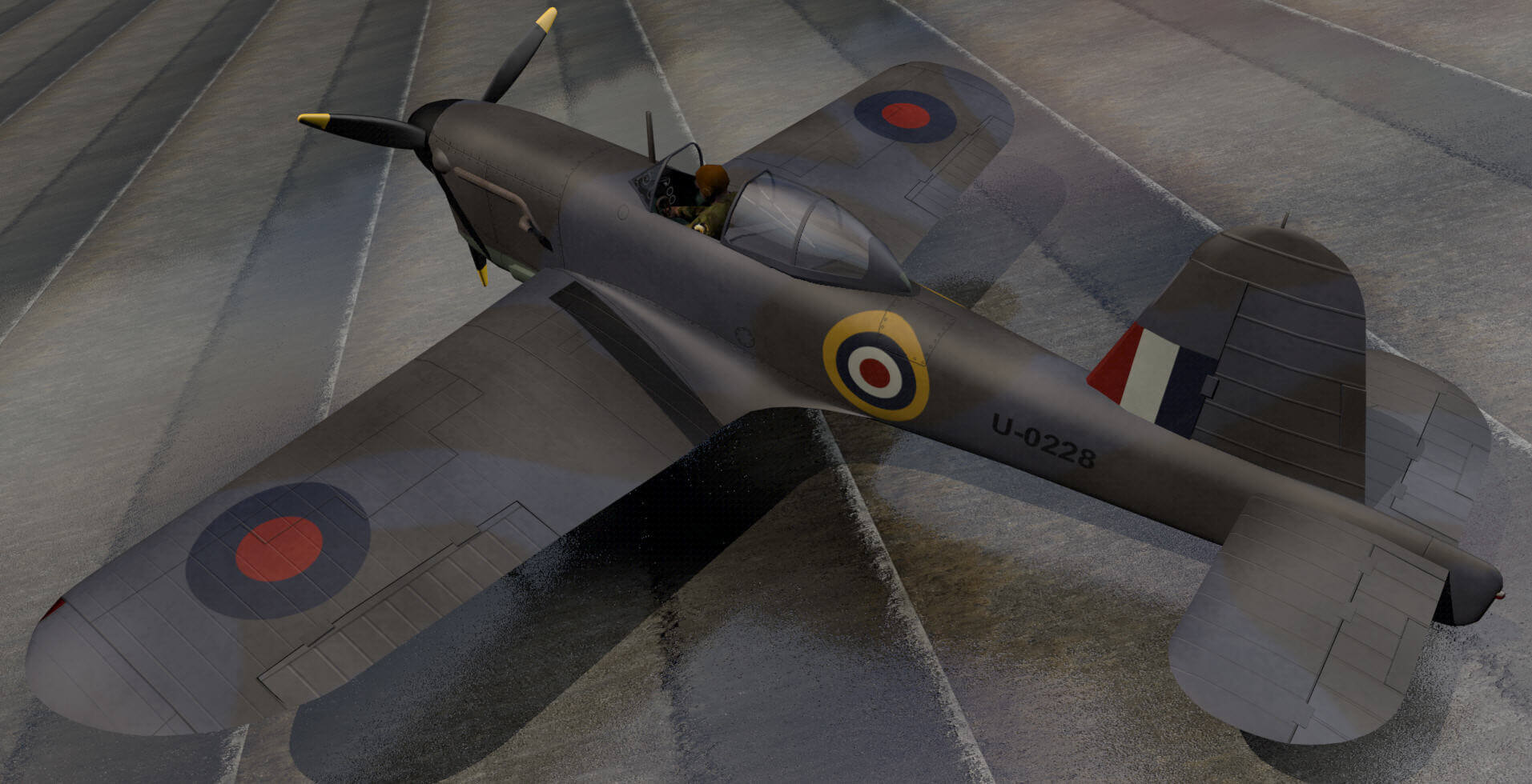 Miles M.20 - 3D Model by ChipBassChaos