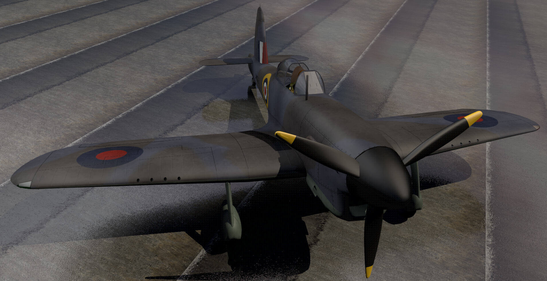 Miles M.20 - 3D Model by ChipBassChaos