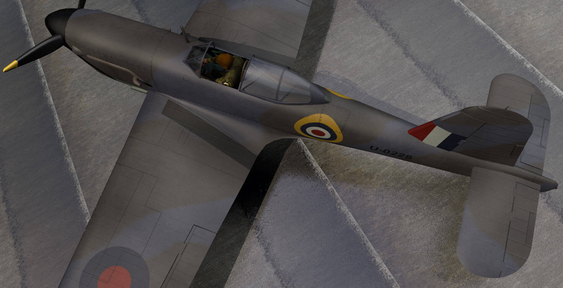 Miles M.20 - 3D Model by ChipBassChaos