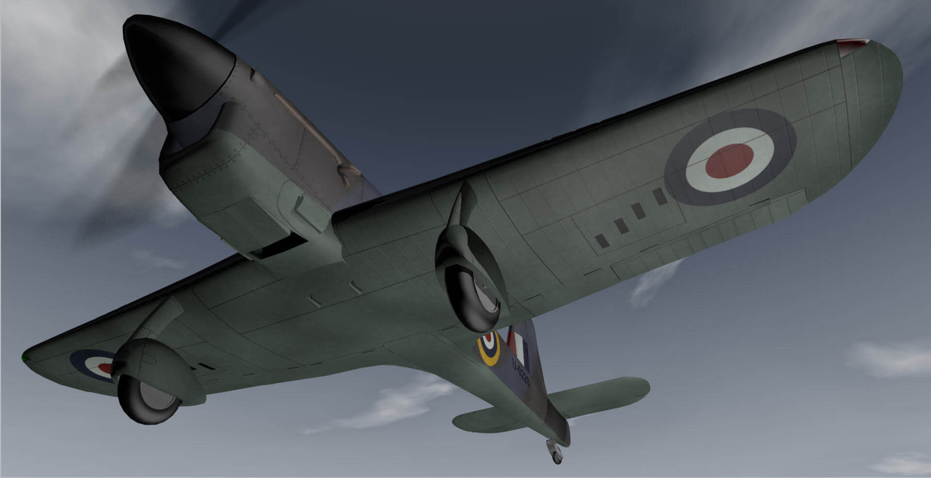 Miles M.20 - 3D Model by ChipBassChaos