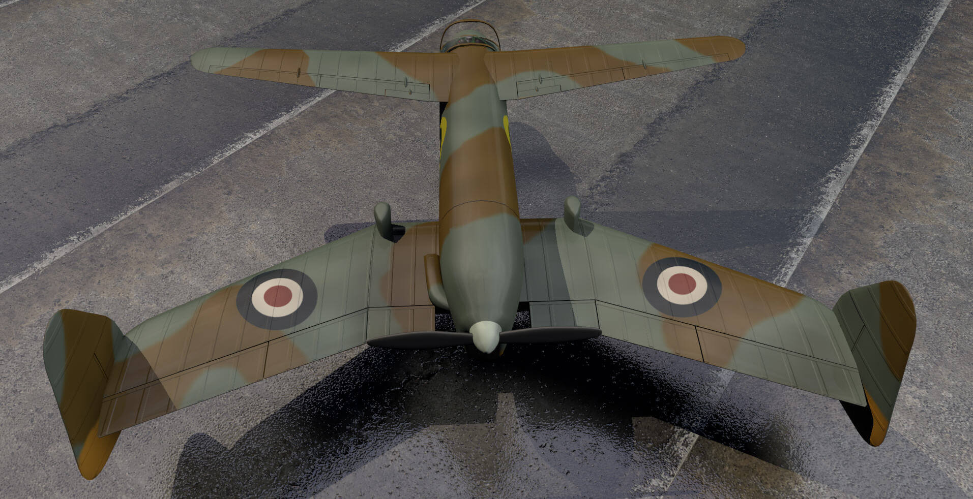 Miles M.35 Libellula - 3D Model by ChipBassChaos