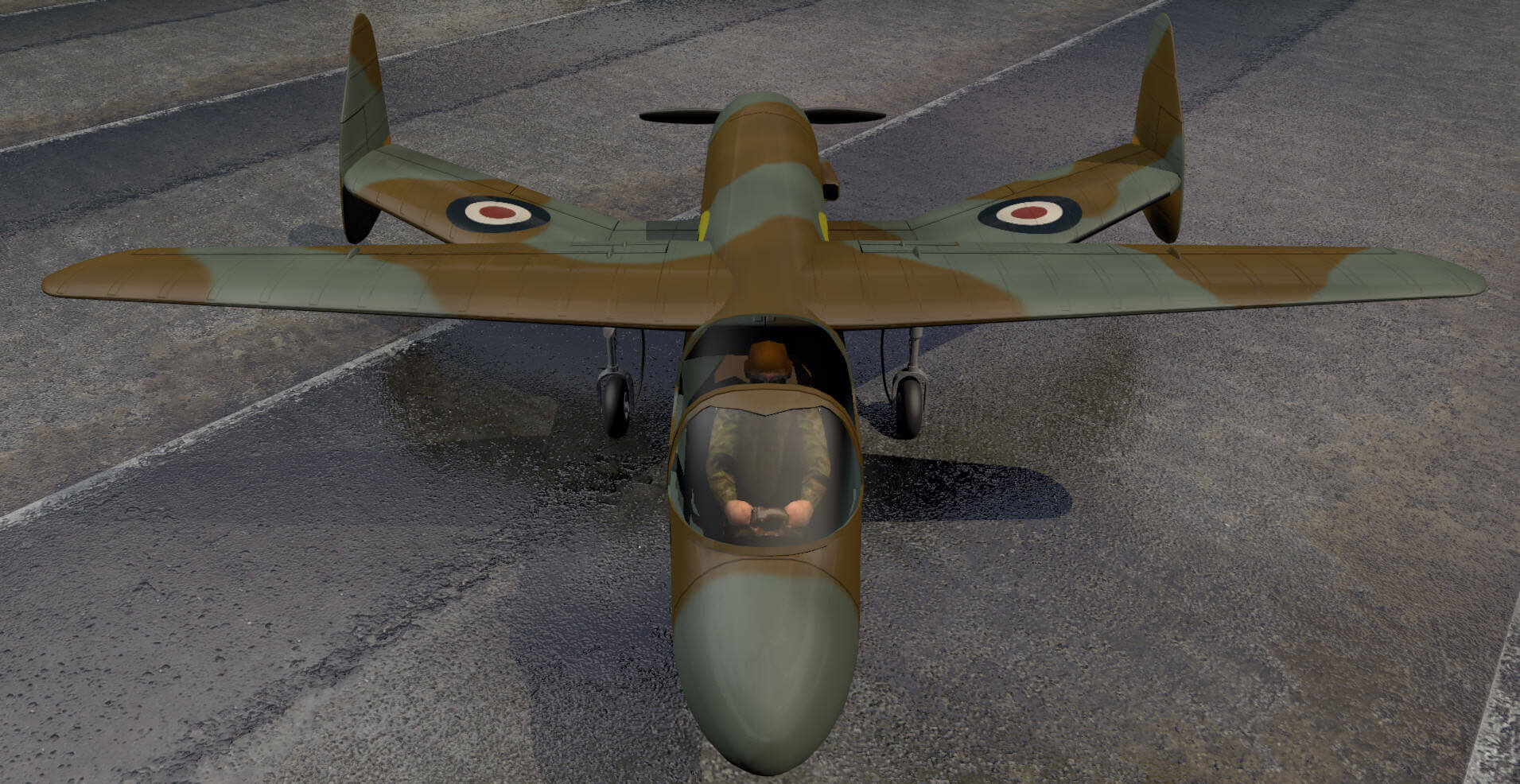Miles M.35 Libellula - 3D Model by ChipBassChaos