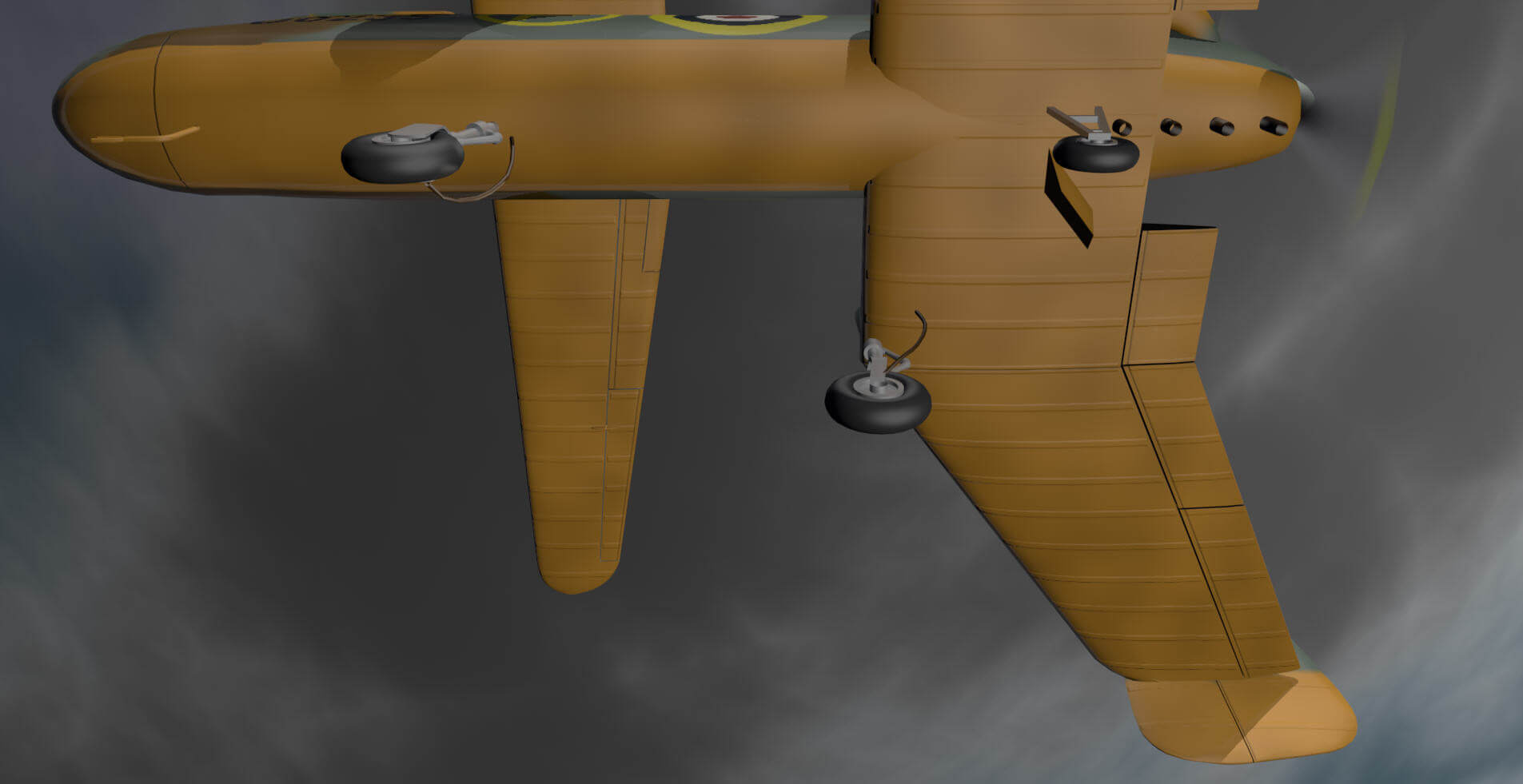 Miles M.35 Libellula - 3D Model by ChipBassChaos